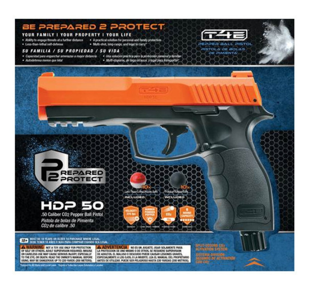 Umarex P2P HDP .50 Caliber Home Defense Pistol with Pepper Ammo ...